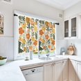 Boho Kitchen Curtains 39 Inch Length, 27.5x39 Small Window Tier, Rod ...