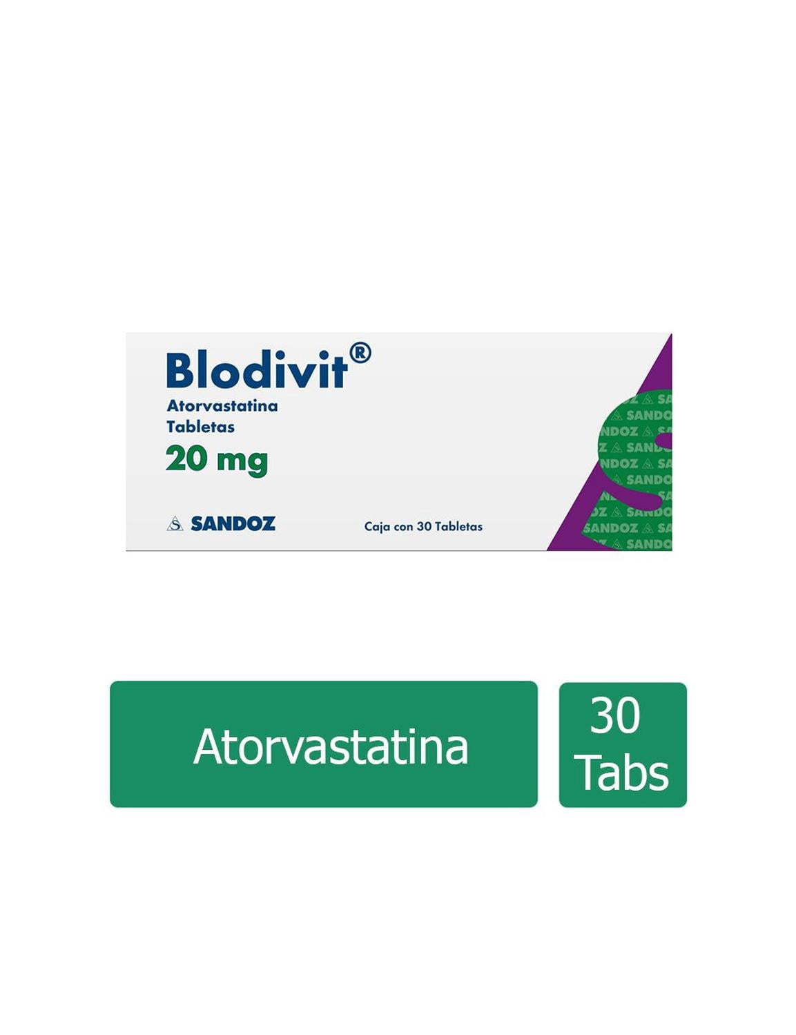 Blodivit 20 mg 30 tabletas | Walmart en línea