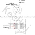 316 Stainless Steel Thru-Hull Fitting, w/Nut & Custom Gasket, Corrosion ...