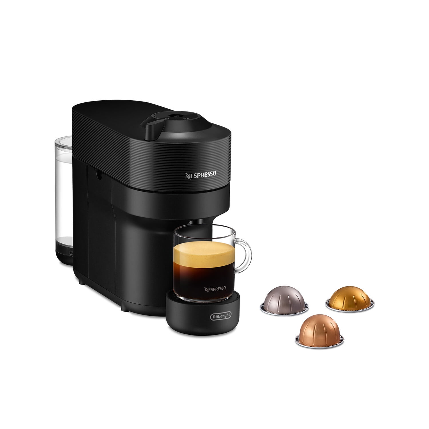 Nespresso Vertuo Pop Coffee and Espresso Machine by De'Longhi, Black ...