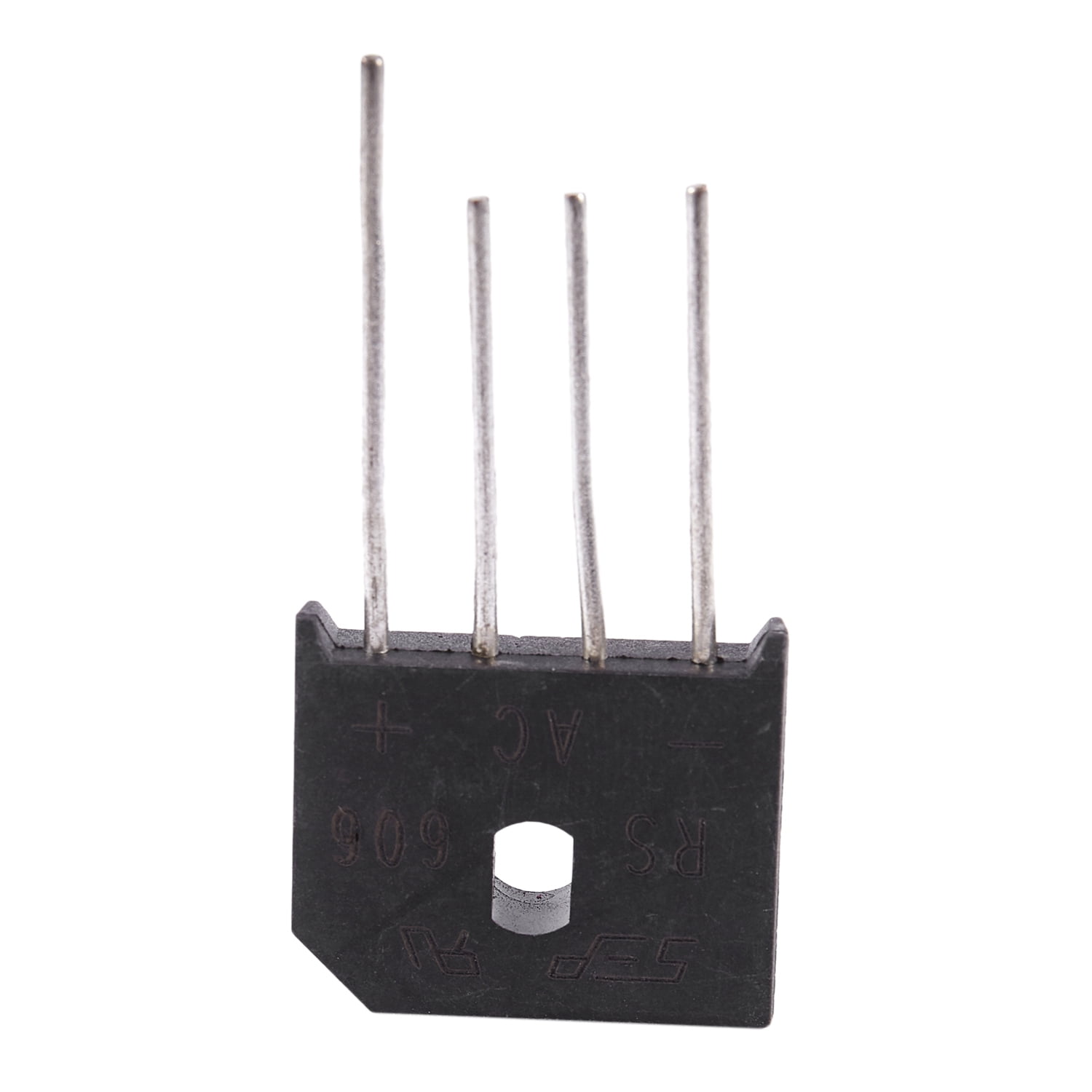 Buy 4 Pcs PCB 6A 600V Full Wave Single Phase Bridge Rectifiers RS606 ...
