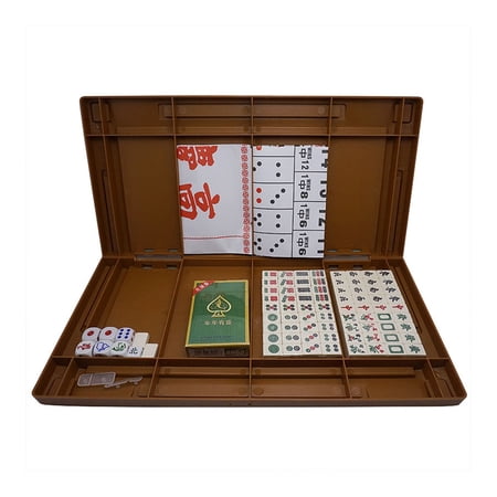 Mini Mahjong Set Traditional Chinese Mahjong for mahjong gifts Home or ...