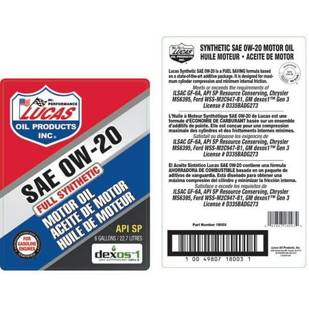 Lucas Oil 18003 Oil | Walmart Canada