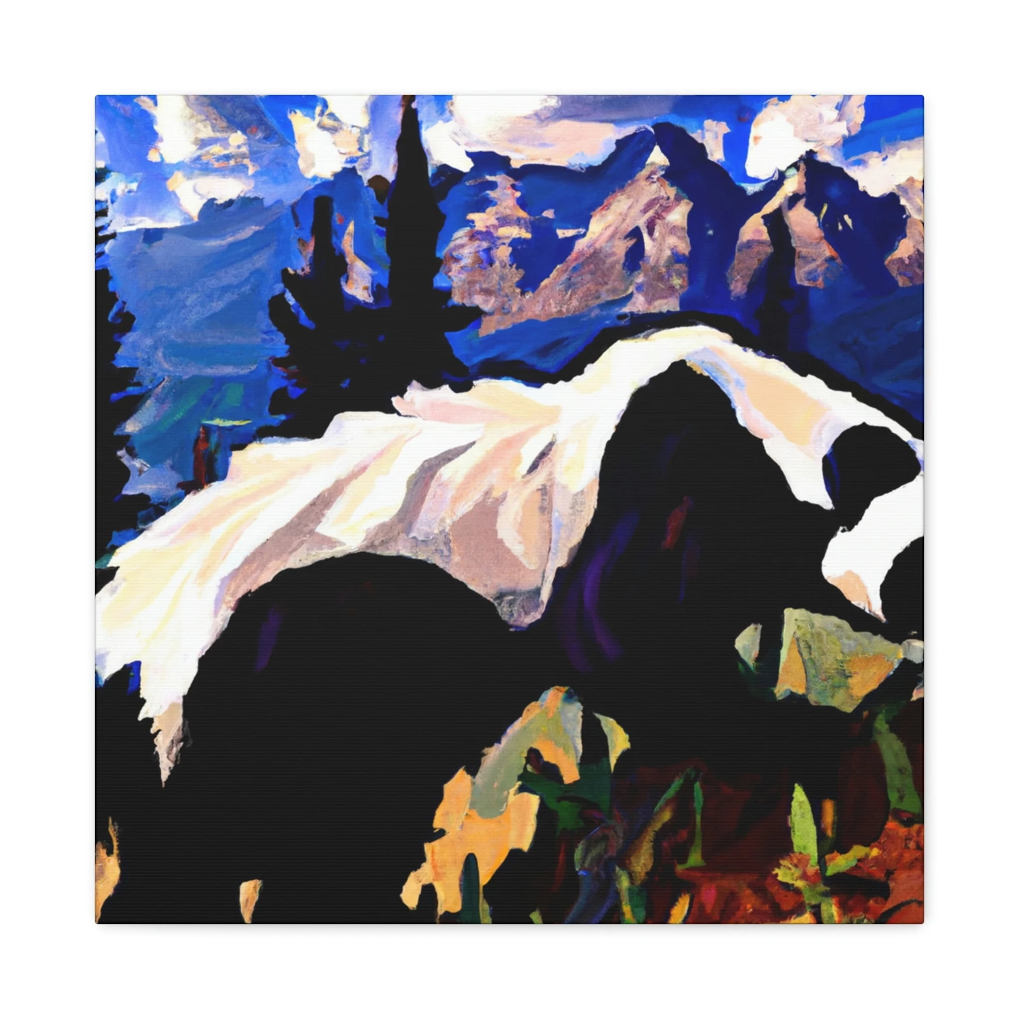 Skunk Pop Art Portrait - Canvas - Walmart.com