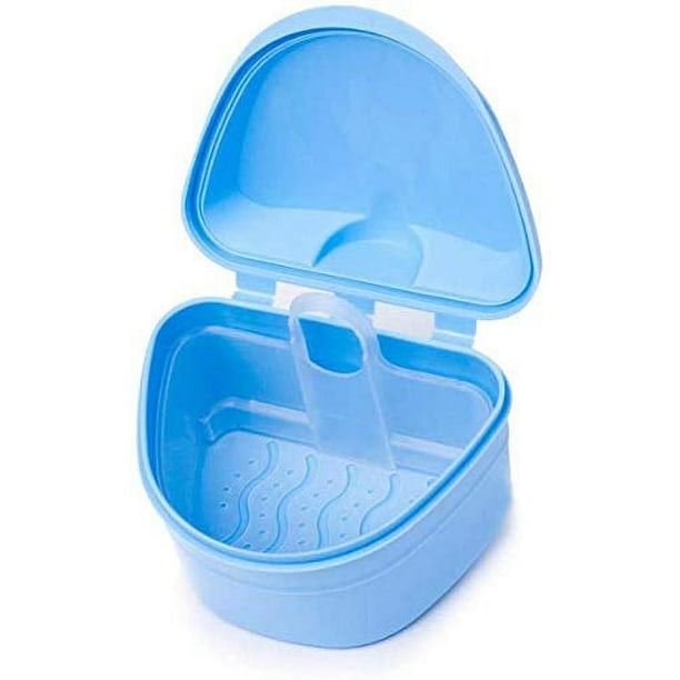 Denture And Retainer Cleanning Set Denture Cleaning Case And Denture ...