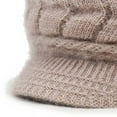 HNMKIU Winter Warm Hat with Ear and Brim – Thick Knit Thermal Cap for ...
