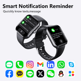 JOEME Black Smarts Watch, 1.9 Inch Display with 108 Programable Sports ...