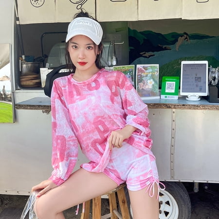 Tongliya 3 Polyester (Polyester) Three Piece Swimsuit Cover Up Print ...