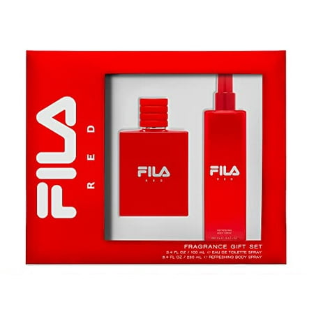 FILA Red - Classic and Intense EDT Fragrance and Body Spray for Him ...