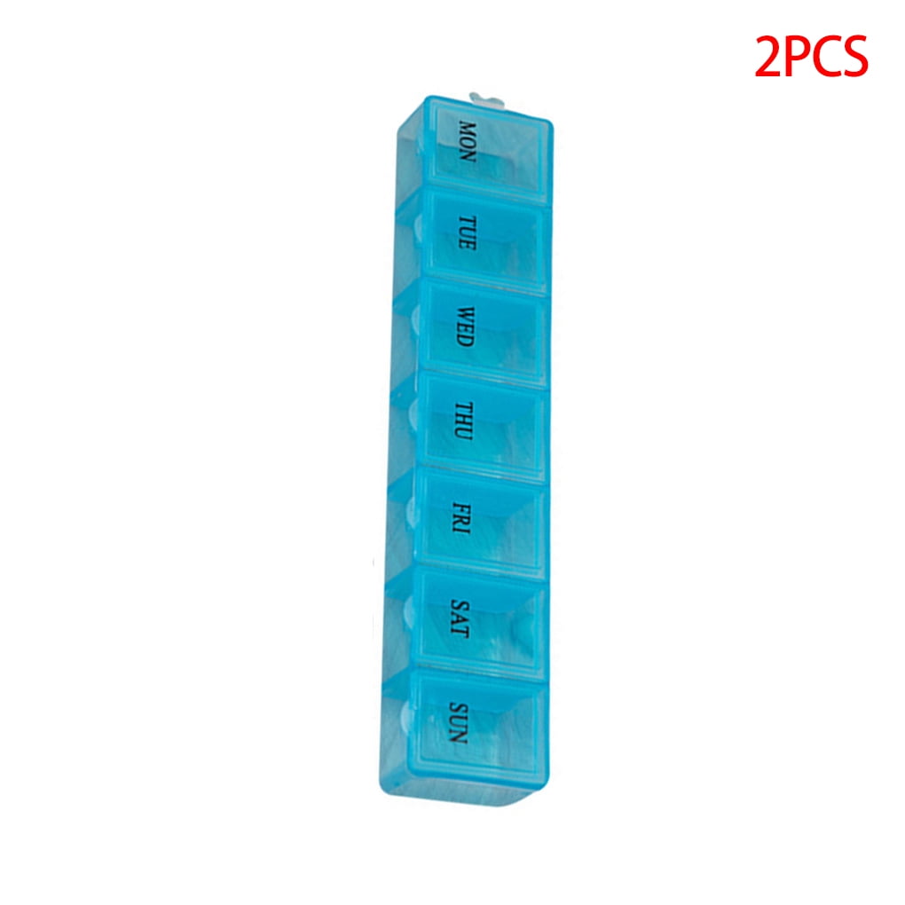 Click here for Langgg 2 Pieces Weekly Pill Organizer 7 7 Day Pill... prices