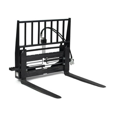 Titan Attachments Hydraulic Skid Steer Pallet Fork Grapple Attachment ...