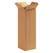 ZoroSelect Multi-Depth Corrugated Boxes, 16" x 16" x 16", Kraft, 10 ...