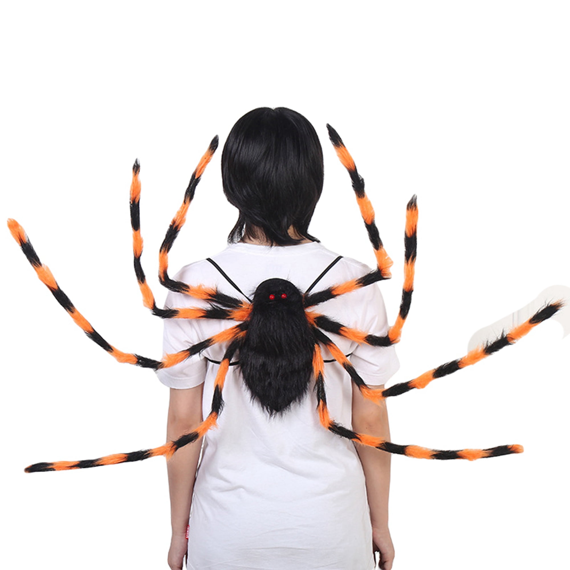 KelaJuan Halloween Spider Backpack for Men Women, Black Spider Costume ...