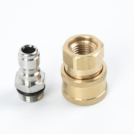 Pressure Washer Jet Wash Quick Release Thread Connector Fittings For ...