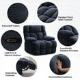 Oversized Power Recliner for Adults, Soft Fabric, Home Theater Seating ...