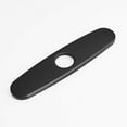 Topcraft Saintless Steel Faucet Backplate Black - Walmart.com