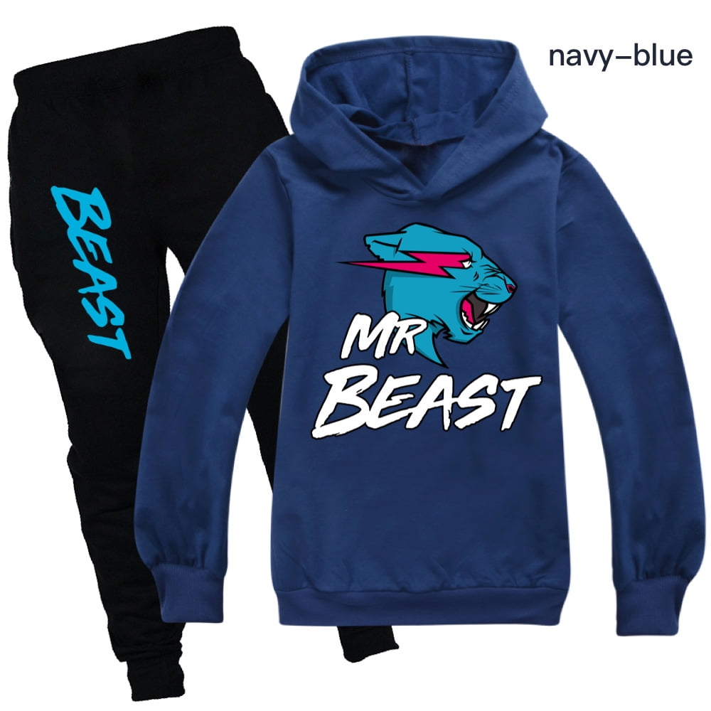 Click here for Quanty Mr Beast Cartoon Hoodie Casual Sweatshirt A... prices