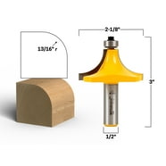 Yonico 1" Radius Round Over Edge Forming Router Bit - 1/2" Shank ...