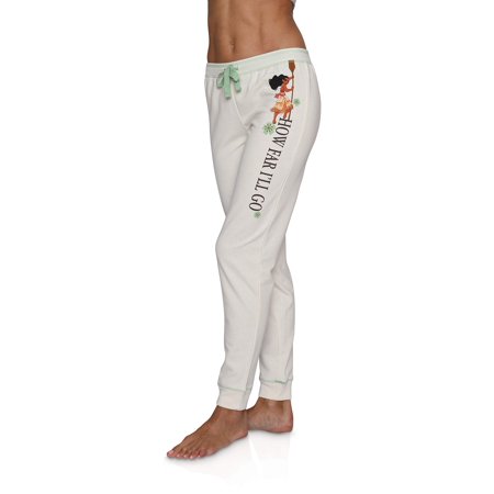 Disney Princess Themed Women's Jogger Lounge Sweat Pants, Moana, Size M ...