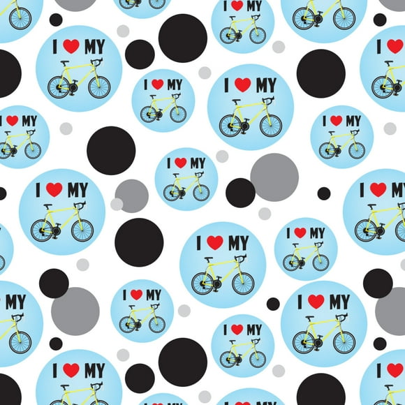 Bicycle Gift Wrapping Paper