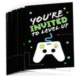 Game Zone Pixel Video Game Party or Birthday Invitations by Big Dot of ...