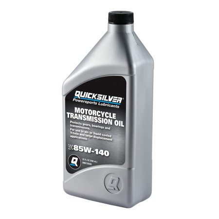 Quicksilver 8M0128385 85W-140 Motorcycle Transmission Oil â 1 Quart ...