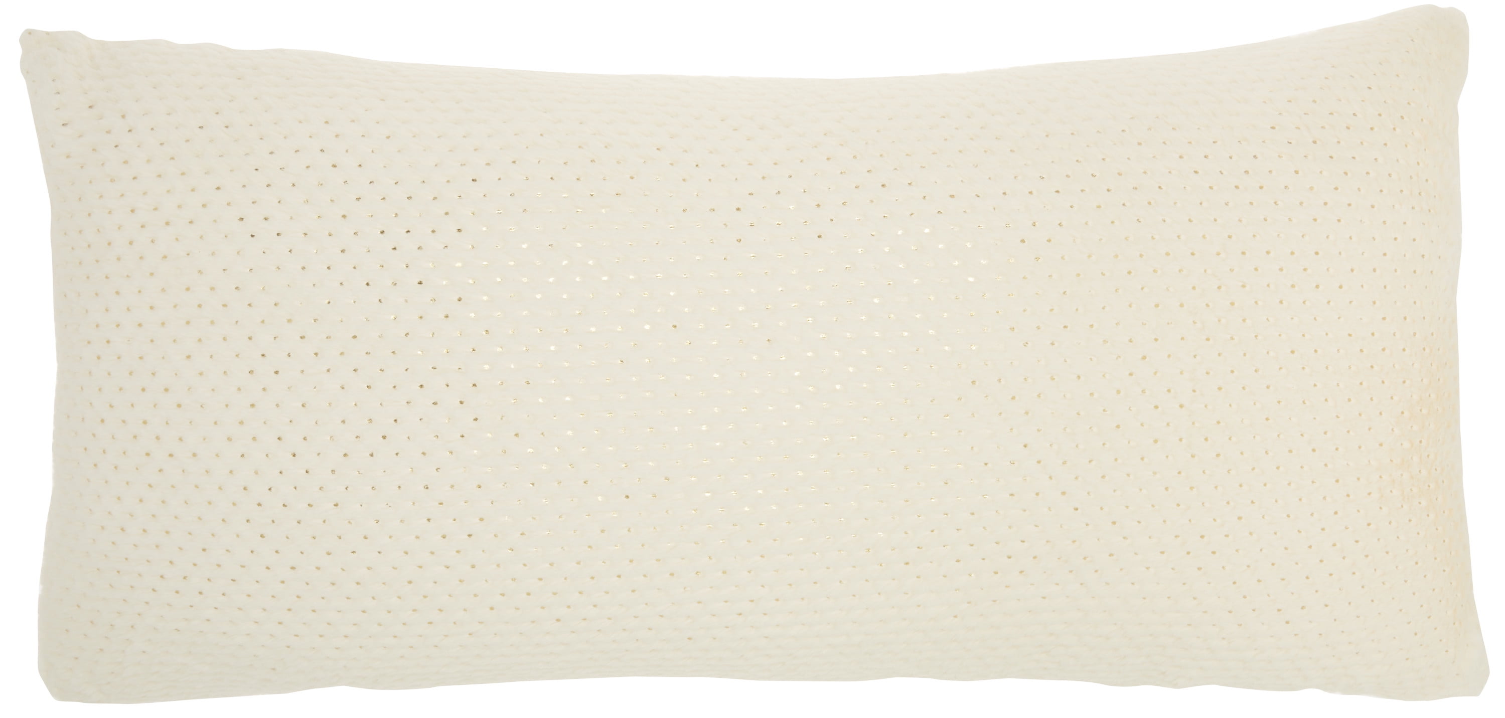 Nourison Fur Ivory Decorative Throw Pillow , 1'2" x 2'6" - Walmart.com