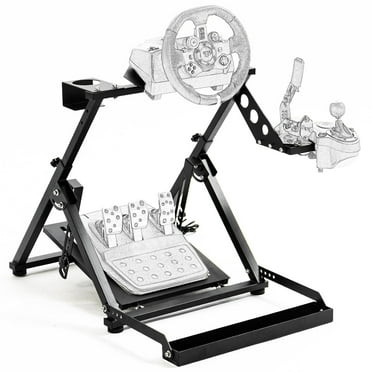 Supllueer Racing Sim Cockpit with Seat Upright Stable Fit Logitech ...