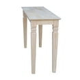 International Concepts Java Console Table Unfinished - Walmart.com