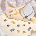 20Pcs 2 Colors Brass Locket Pendants Photo Frame Charms for Necklaces ...