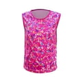 AWZXDE Kids Leopard Glitter Print Sleeveless Tank Top For Kindergarten ...