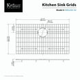 Kraus KBG-200-30 Stainless Steel 26 3/4in x 15 11/16in Bottom Grid Sink - Walmart.com