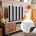 Black Striped TV Cover for 40 Inch Screen, Stretch Fabric Dustproof TV ...