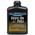 Minwax, Water Based Wipe-On Poly Satin, 1 Pt, Low Odor Fast-Dry ...