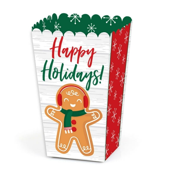 Big Dot of Happiness Gingerbread Christmas - No Snap Gingerbread Man ...