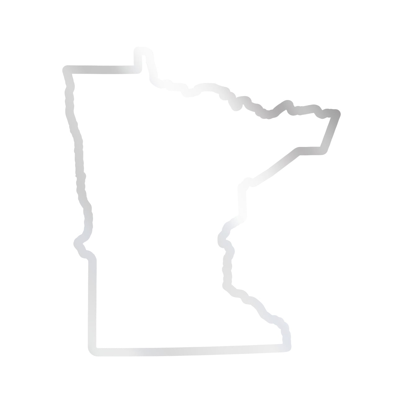Minnesota Outline Sticker Decal Die Cut - Self Adhesive Vinyl ...