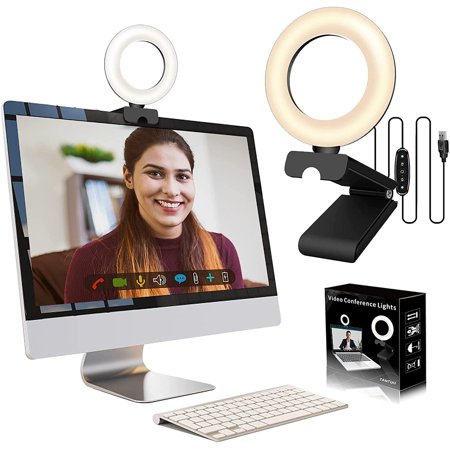 Video Conference Lighting Kit, Light for Monitor,Computer Laptop Video ...