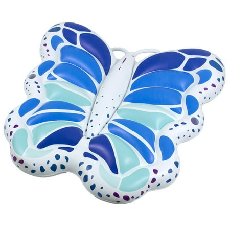 Swimline 90458 72-Inch Inflatable Giant Blue Butterfly Swimming Pool ...