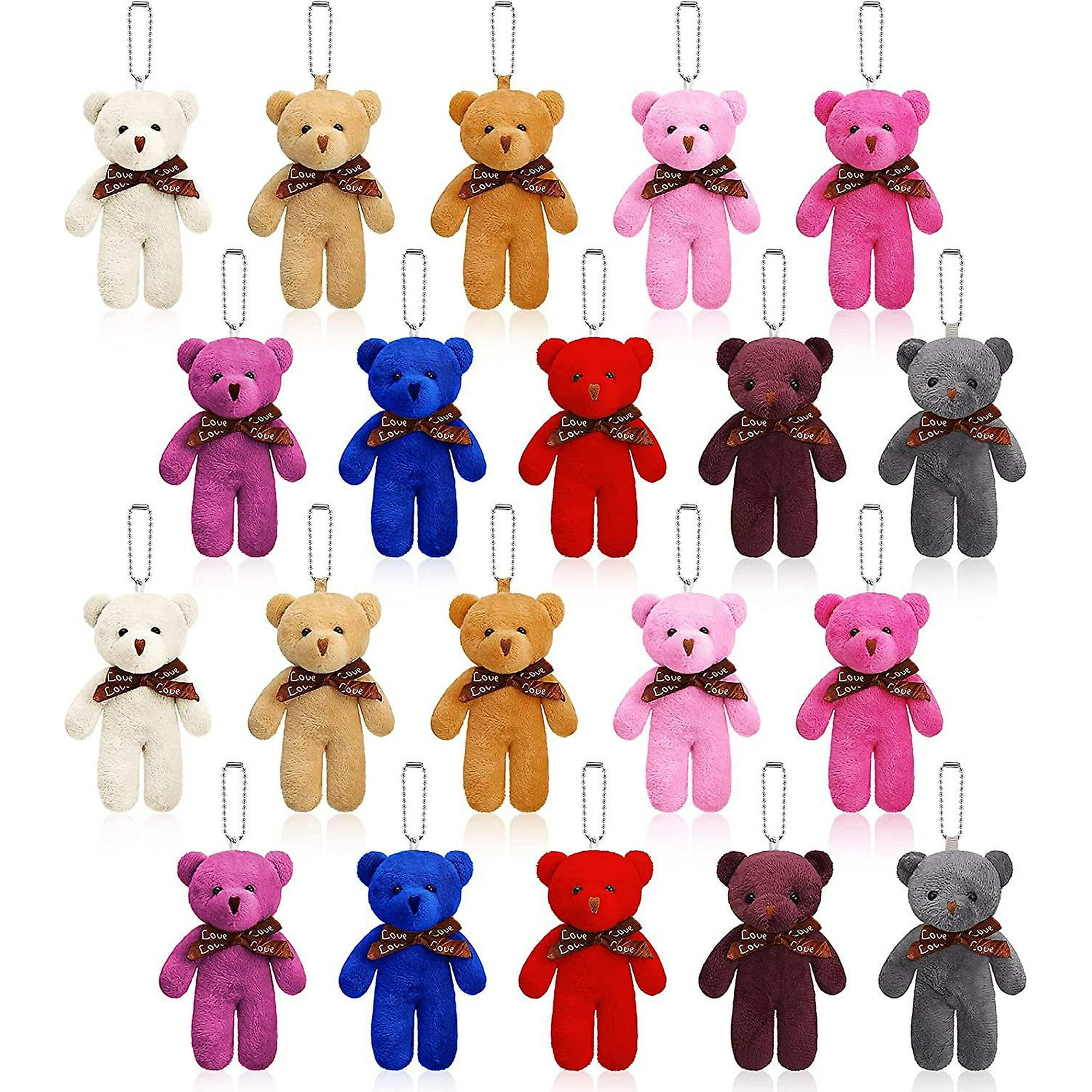 Click here for Geecy 20 Pieces Mini Teddy Bear Toy 4.7 Inch Stuff... prices
