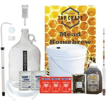 Mead Making Kit by Must Bee Company- 1 Gallon Fermentation Kit to Make ...