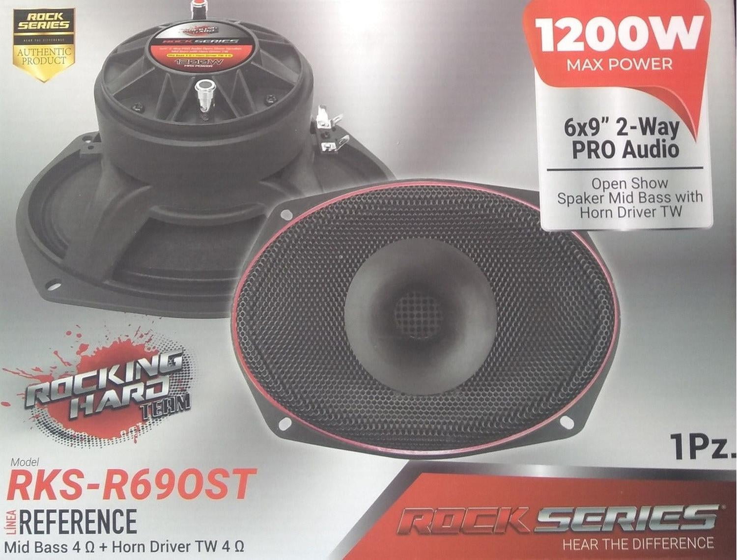 Medio Rango Open Show Rock Series RKS-R69OST 600 Watts 6x9 Pulgadas ...
