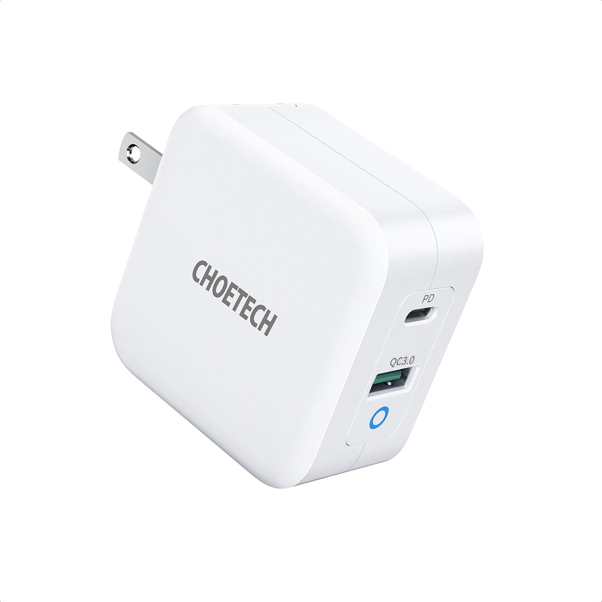 PD8002 65W 2-Port PD Charger GaN Tech USB C Foldable Fast Charging ...