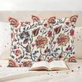 Boho Flowers Outdoor Pillow Covers 20"x20" Set of 2,Waterproof Throw ...