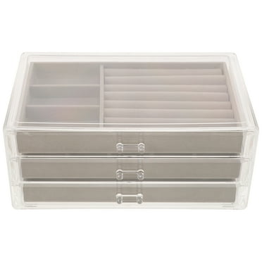 ProCase Earring Holder Organizer Box Valentine's Day Gifts, Clear ...