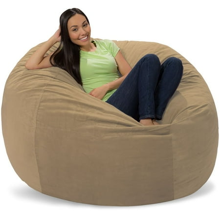 Comfy Sacks Memory Foam Bean Bag Chair, Toast Pebble | Walmart Canada