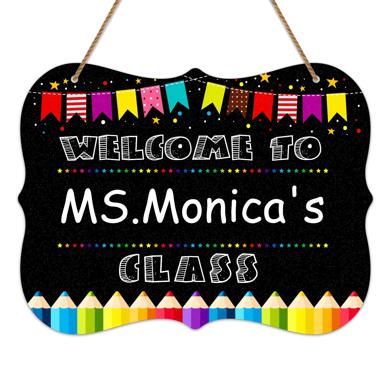 Classroom Door Sign Personalized