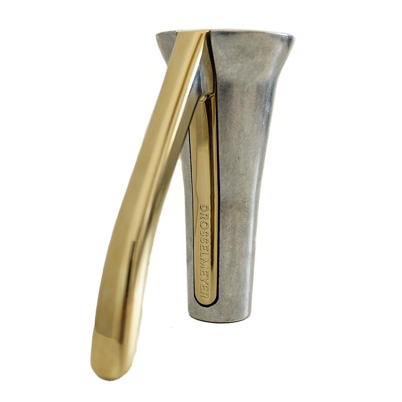 Drosselmeyer Double Lever Action Handheld Nutcracker - Zinc & Gold ...