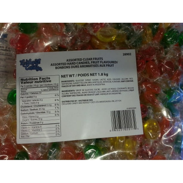 Exclusive Candy Assorted Clear Fruits , Fruit Flavoured Hard Candies 1 ...