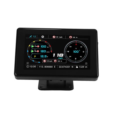 Speedometer HUD, Voltage Monitoring Car HUD Mileage Measurement Precise ...