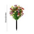 MMJ Artificial Plants Ground Insert Tree 22.44in Tall Fake Eucalyptus ...
